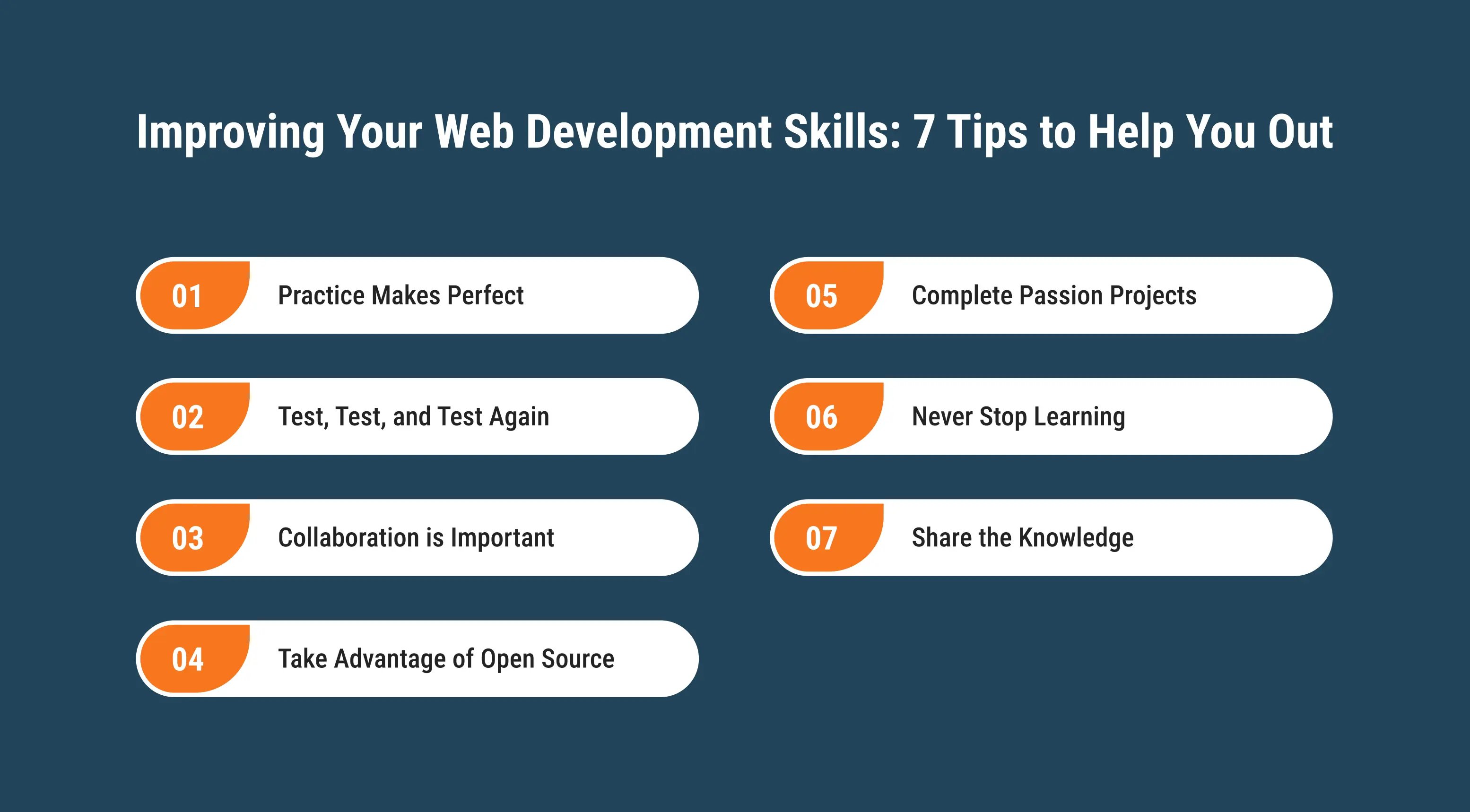 Best 7 Tips For Improving Your Web Development Skills